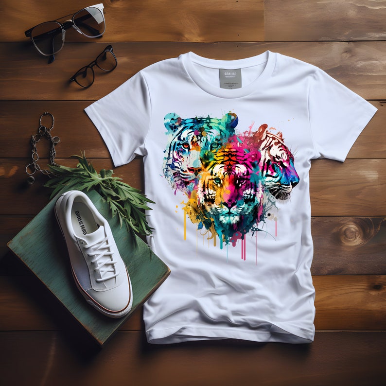 Tigers Clipart Png Bundle 25 PNG Multicolor Tigers, Transparent ...