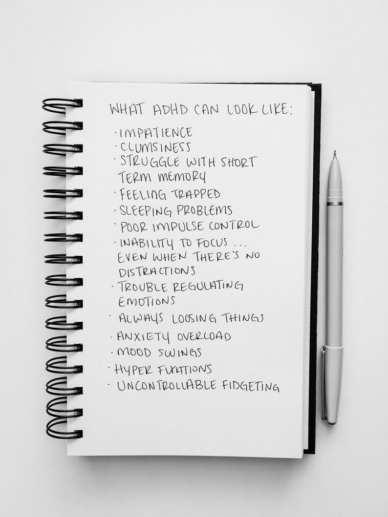 What ADHD Can Look Like, Supernote A5 X Screensaver Cover Image - Etsy