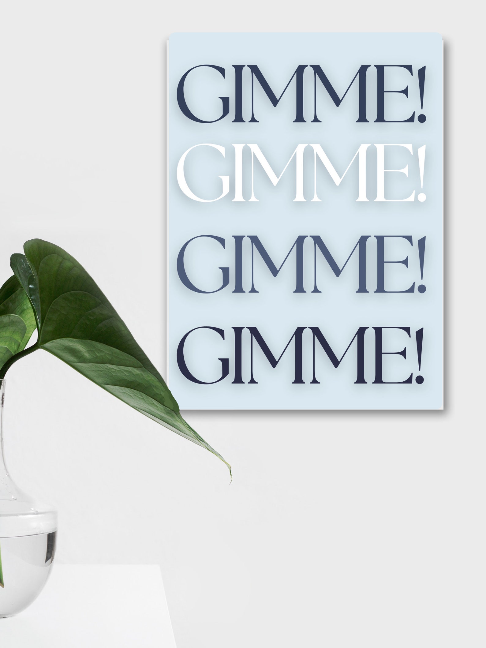 Mamma Mia Wall Art gimme Poster - Etsy