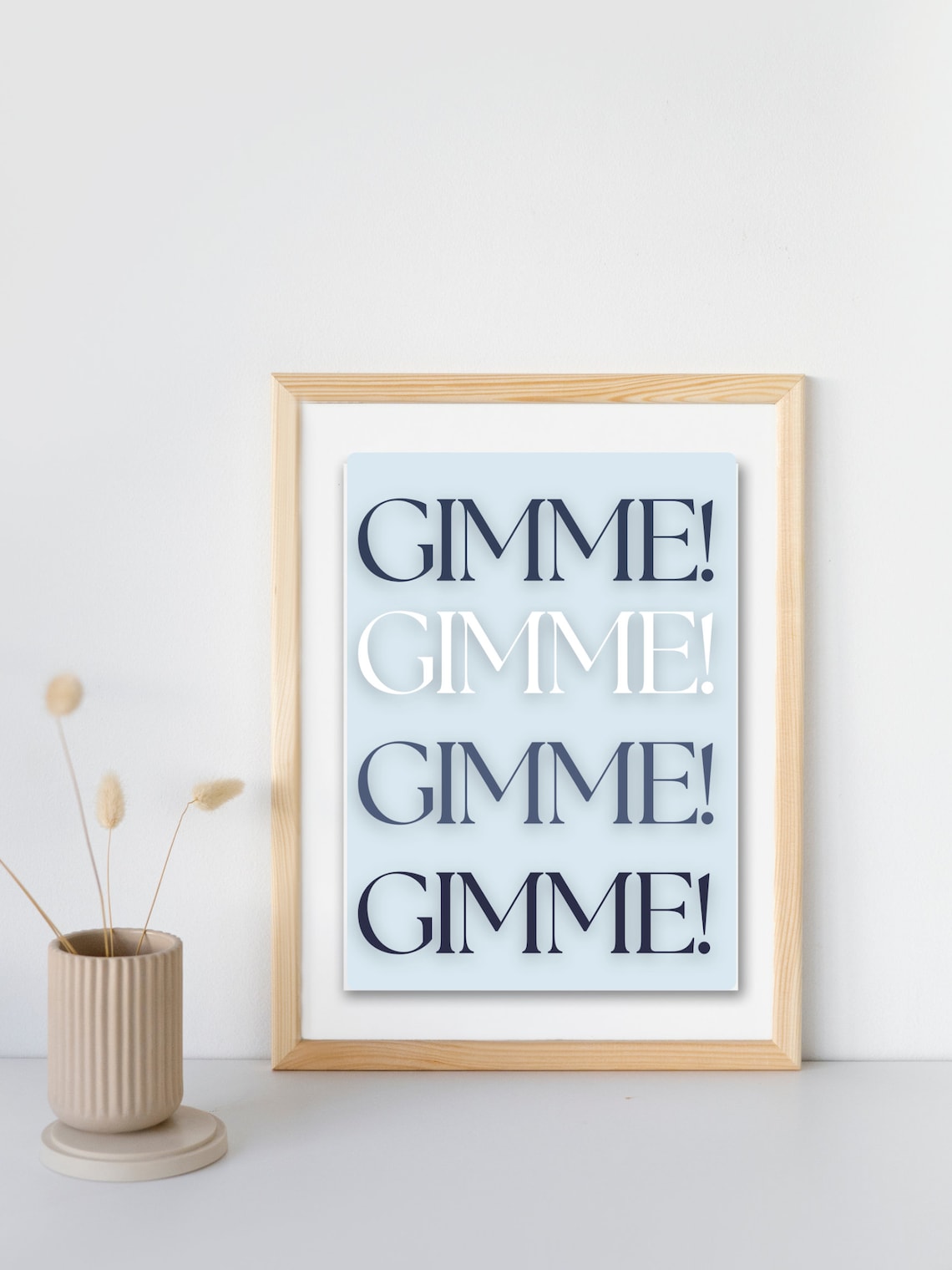 Mamma Mia Wall Art gimme Poster - Etsy