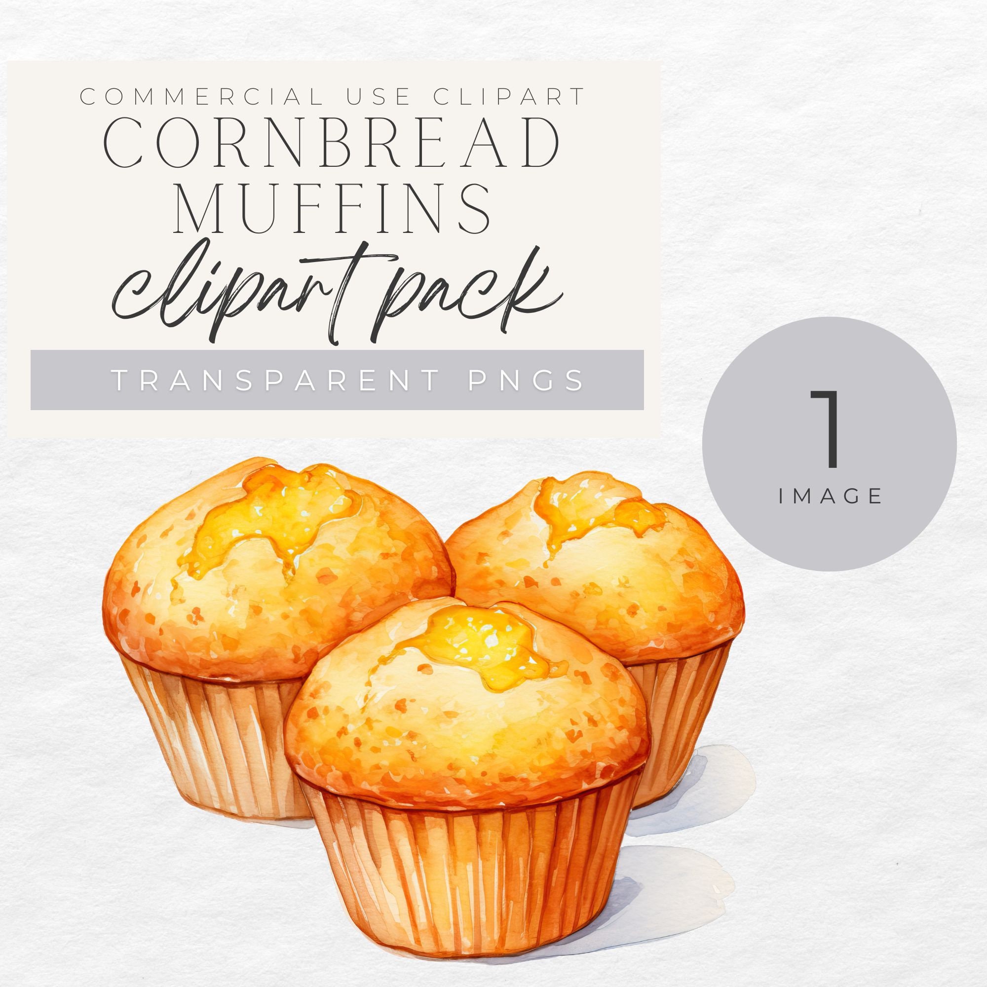 Cornbread Clipart, Homemade Digital, Wholesome Graphics, Country-style Craft, Golden Muffin Art ...