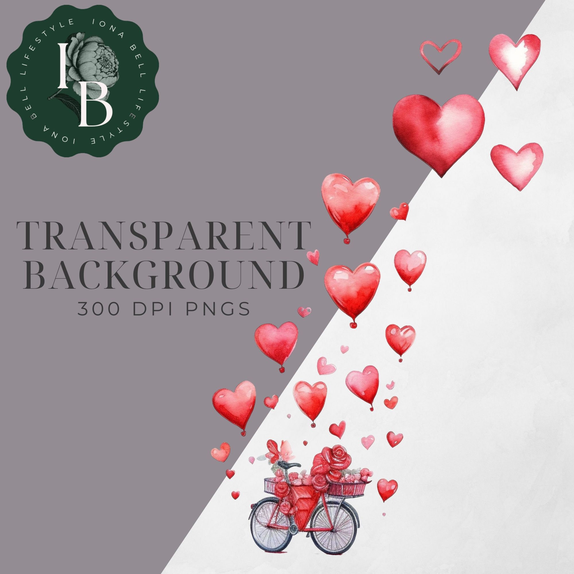 Valentines Day Clipart Valentine PNG Digital Download Heart Clipart ...