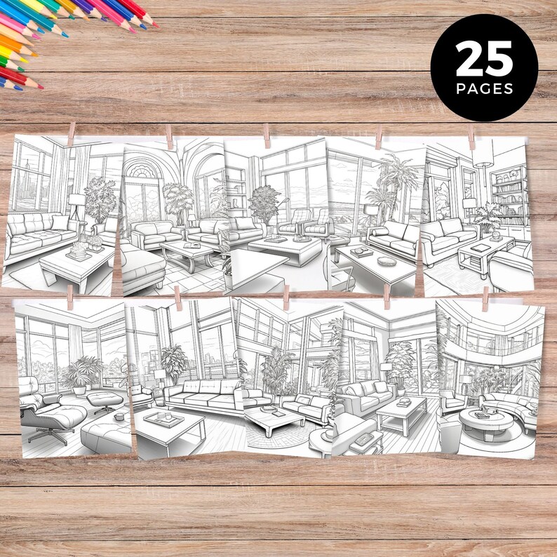 Hygge Coloring Book, Adult Coloring Pages, Cozy Coloring Book, Coloring ...