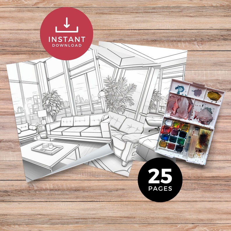 Hygge Coloring Book, Adult Coloring Pages, Cozy Coloring Book, Coloring ...