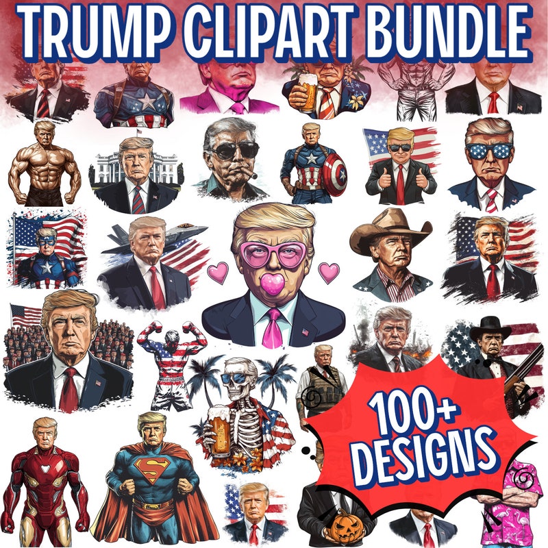 Donald Trump Clipart - Etsy