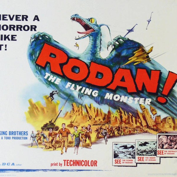 Rodan Poster - Etsy