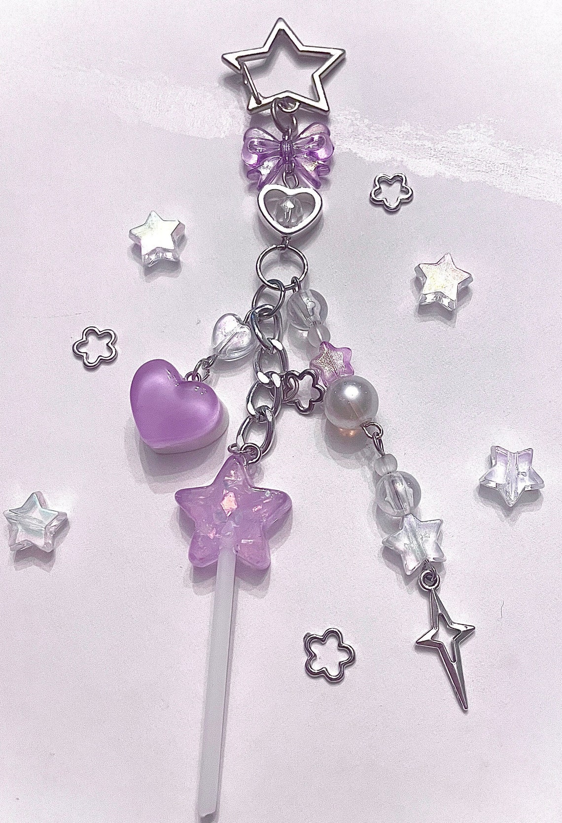 Purple Candy Keychain . - Etsy