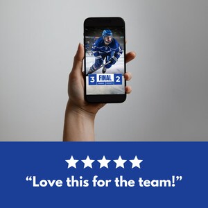 Hockey Canva Templates, Sports Instagram Posts, Team Social Media ...
