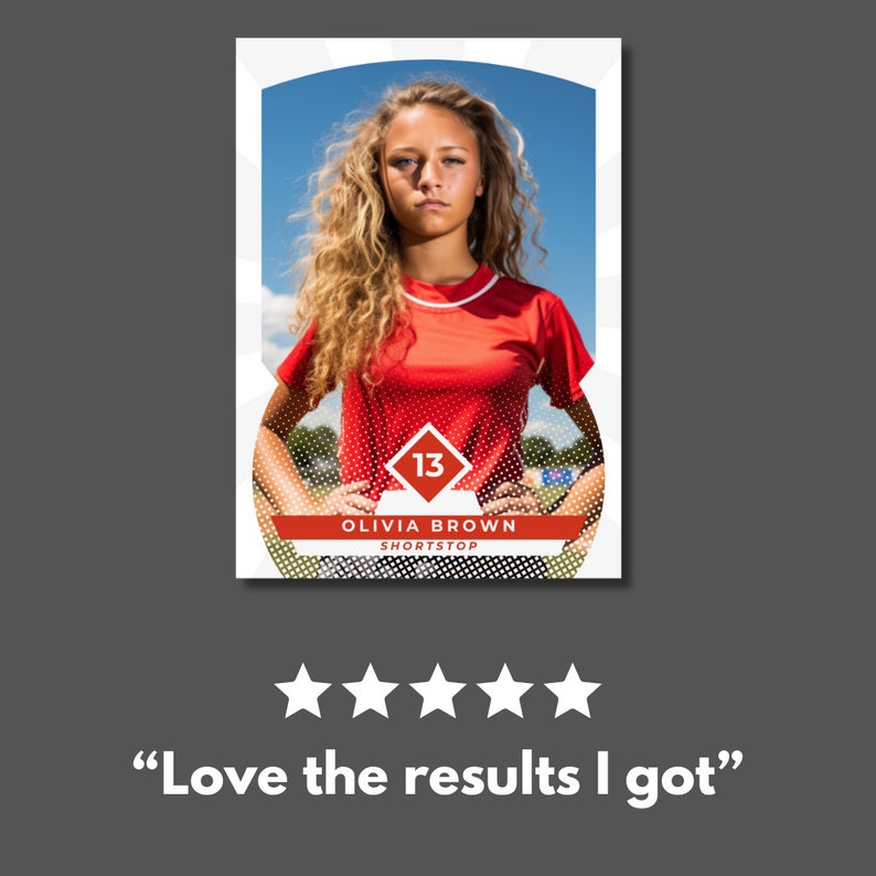 Custom Sports Card Template: Personalized Athlete Trading Card (canva ...