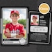 Custom Baseball Card Template: DIY Sports Trading Card (canva) - Etsy