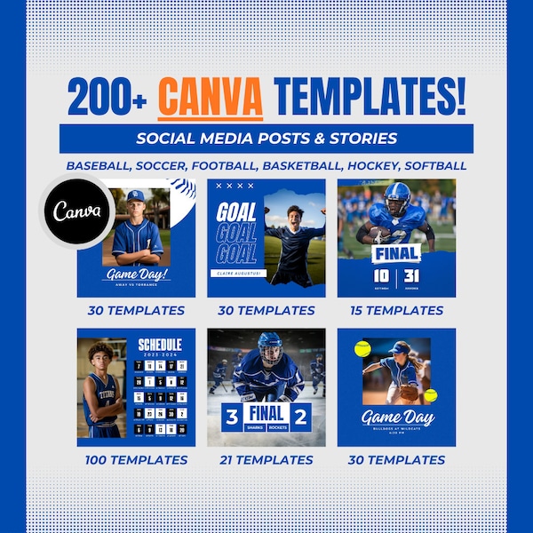 Sports Social Media Softball - Etsy