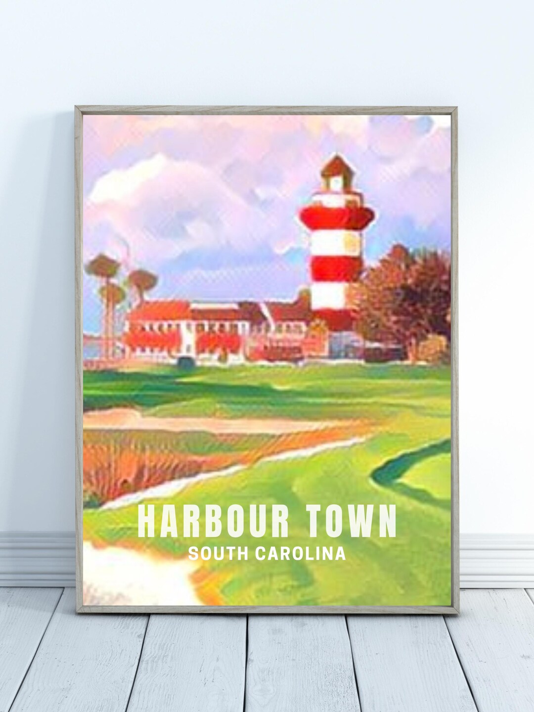 Harbour Town Poster - Etsy