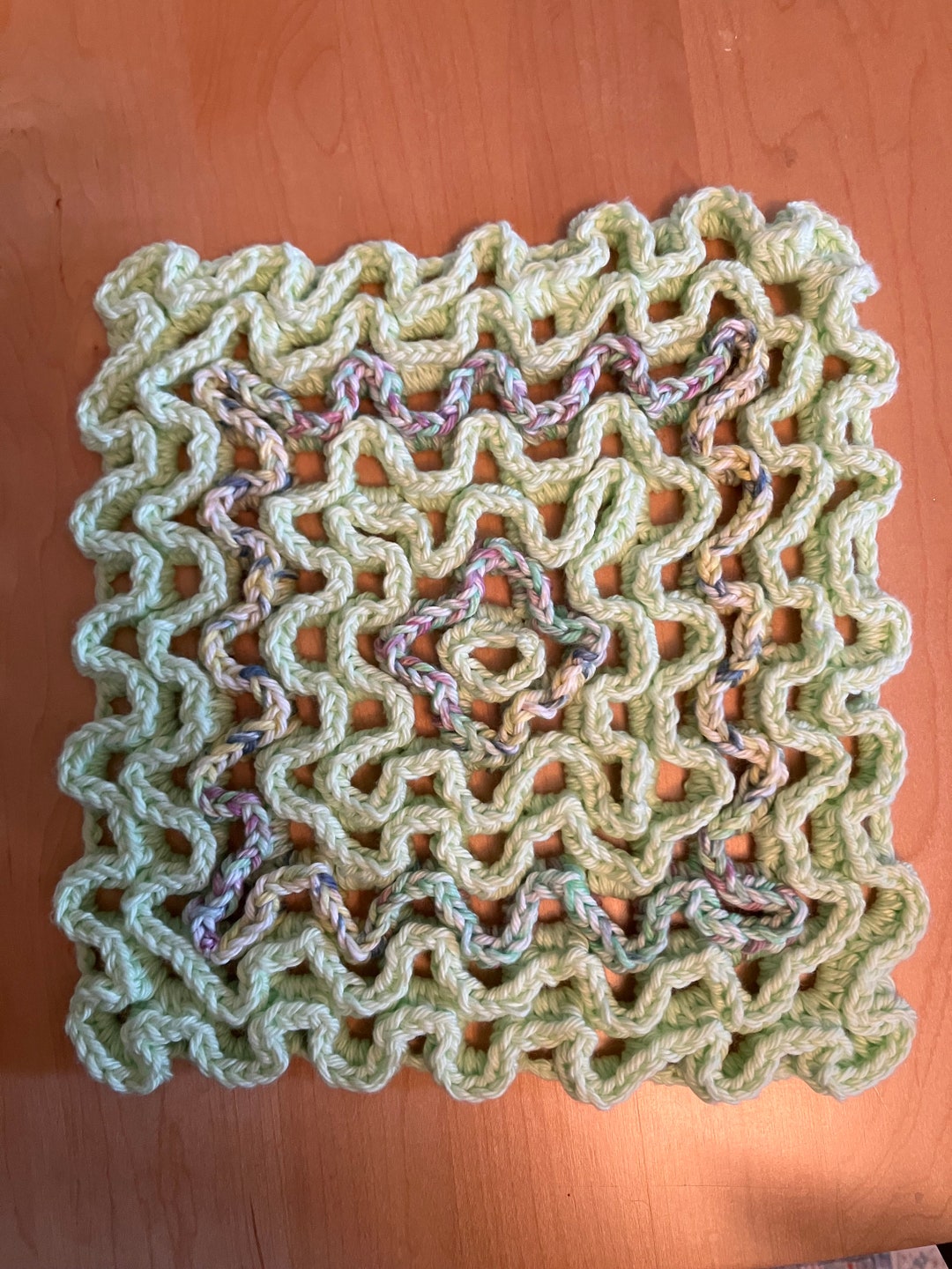 Crocheted Hot Pad - Etsy