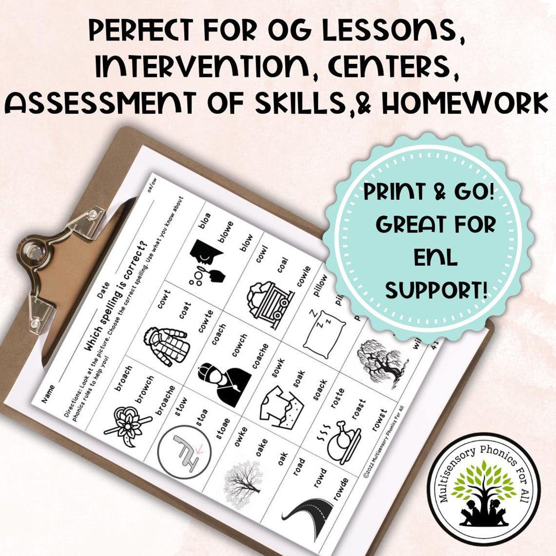 Structured Phonics: Which Spelling is Correct? Phonics Rules Practice ...