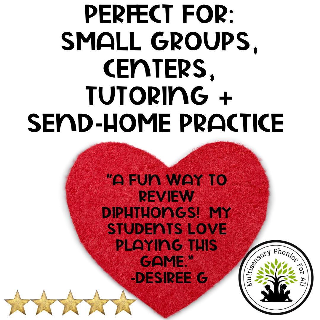 AU Vs AW Phonics Game: Printable Phonics Rules Practice (digital ...