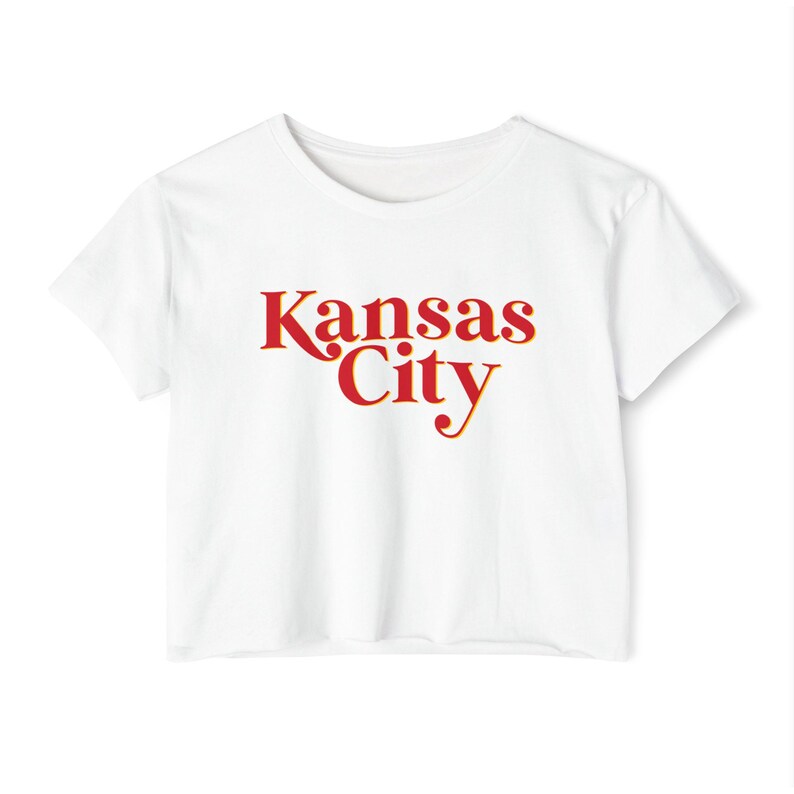 Kanas City Women's Festival Crop Top, Chiefs, Chiefs Crop Top, KC ...