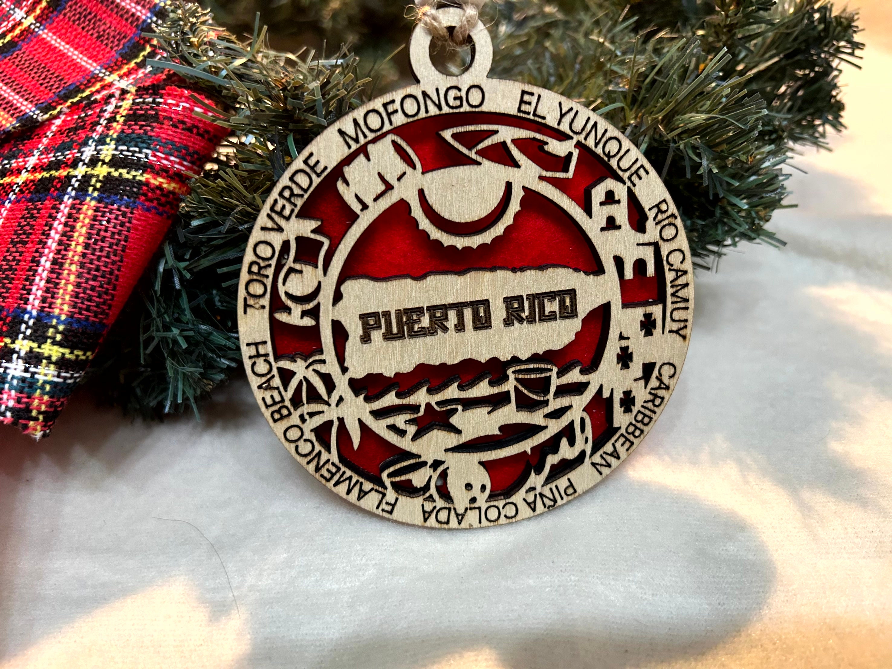 Puerto Rico Ornaments, Puerto Rico Christmas Ornament, Puerto Rico ...