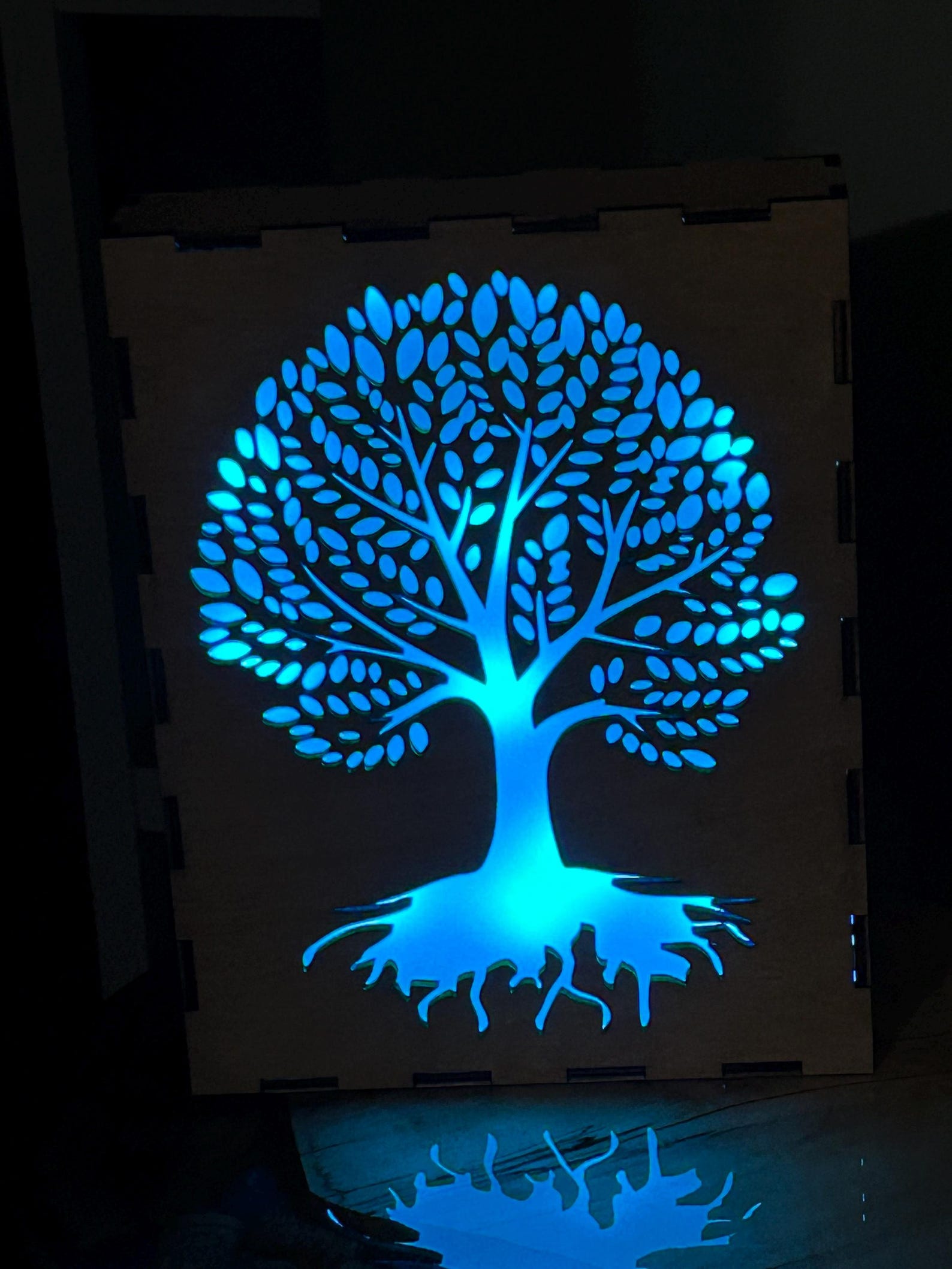 Tree of Life Led Light Lantern Gift, Night Light, Wooden Lamp - Etsy