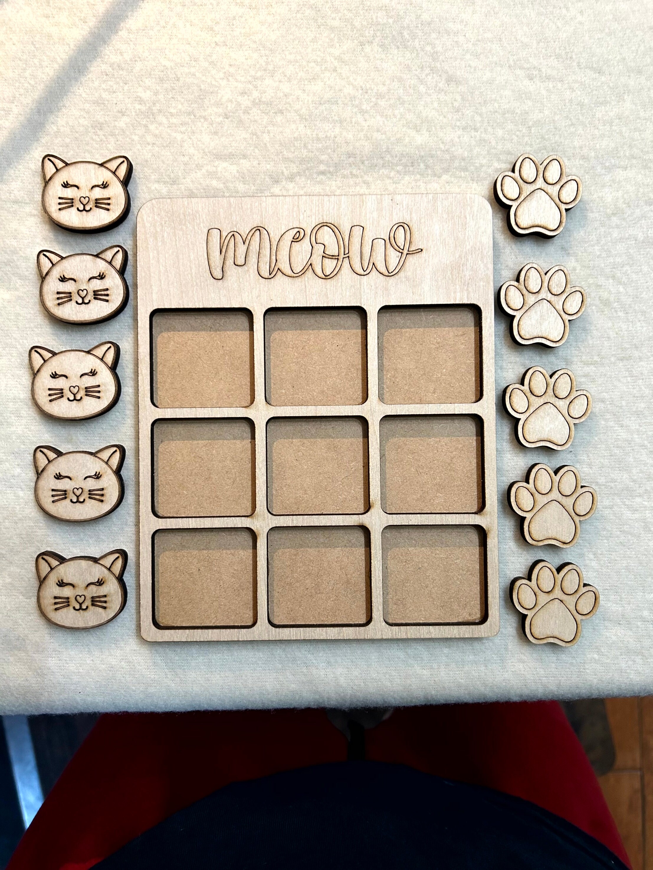 Tic Tac Toe Puerto Rico Board Game and More, Meow Tic Tac Toe, Tic Tac ...
