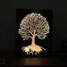 Tree of Life Led Light Lantern Gift, Night Light, Wooden Lamp - Etsy