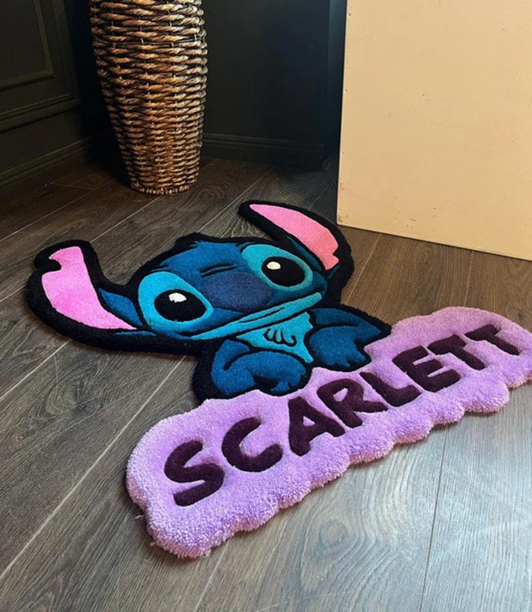 Stitch With Custom Name Tufted Rug - Etsy UK