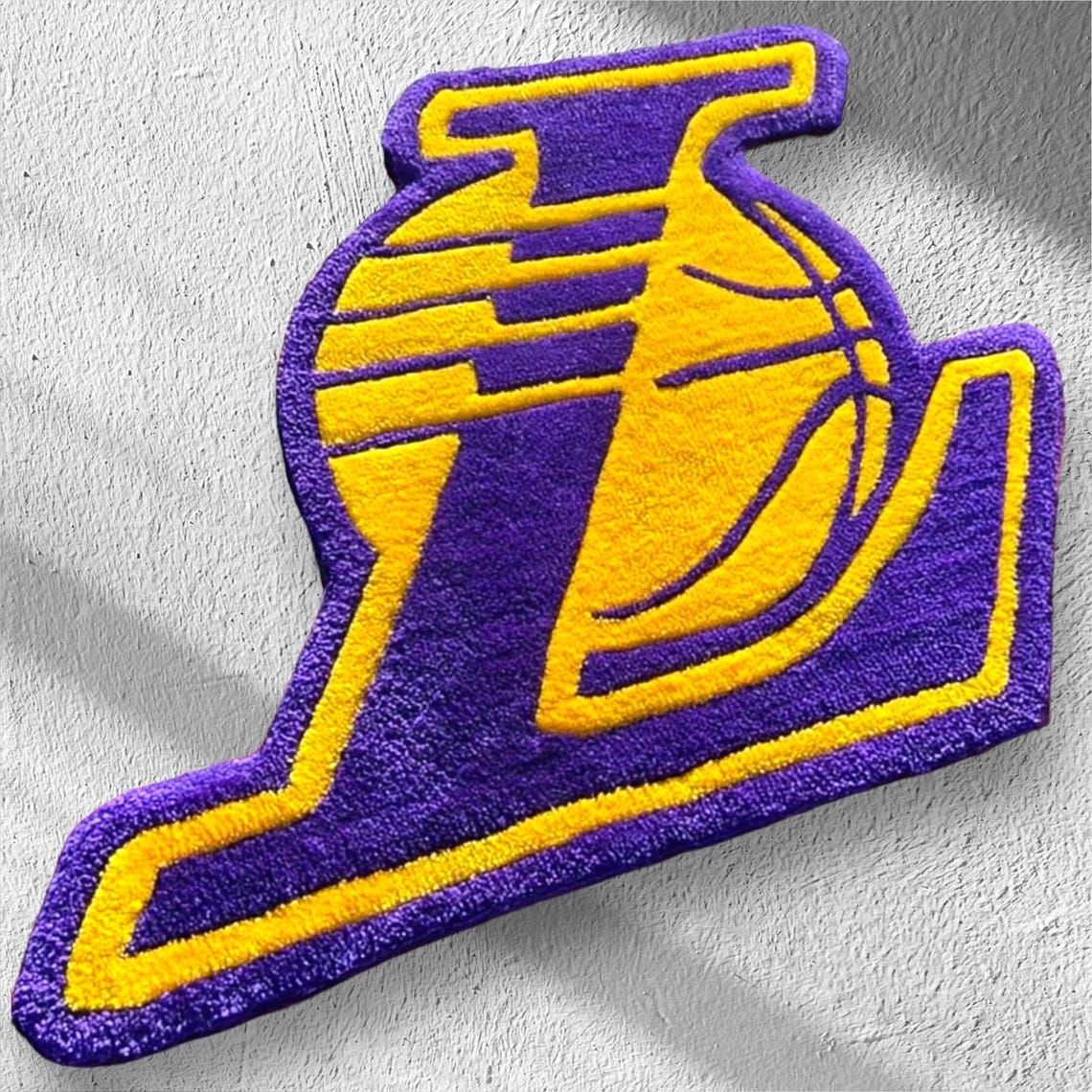 Los Angeles Lakers Handmade Rug / Wall Art - Etsy