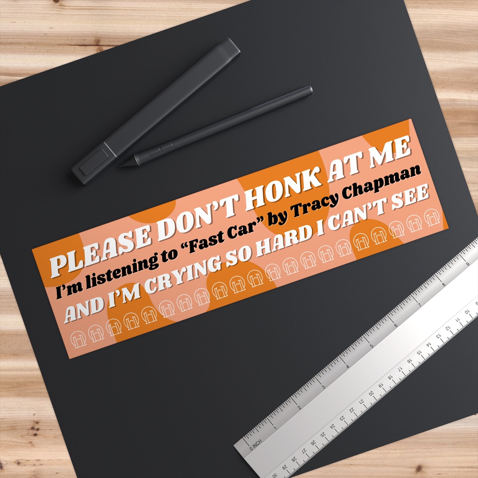 Please Don't Honk at Me Tracy Chapman Bumper Sticker | Funny Vinyl ...
