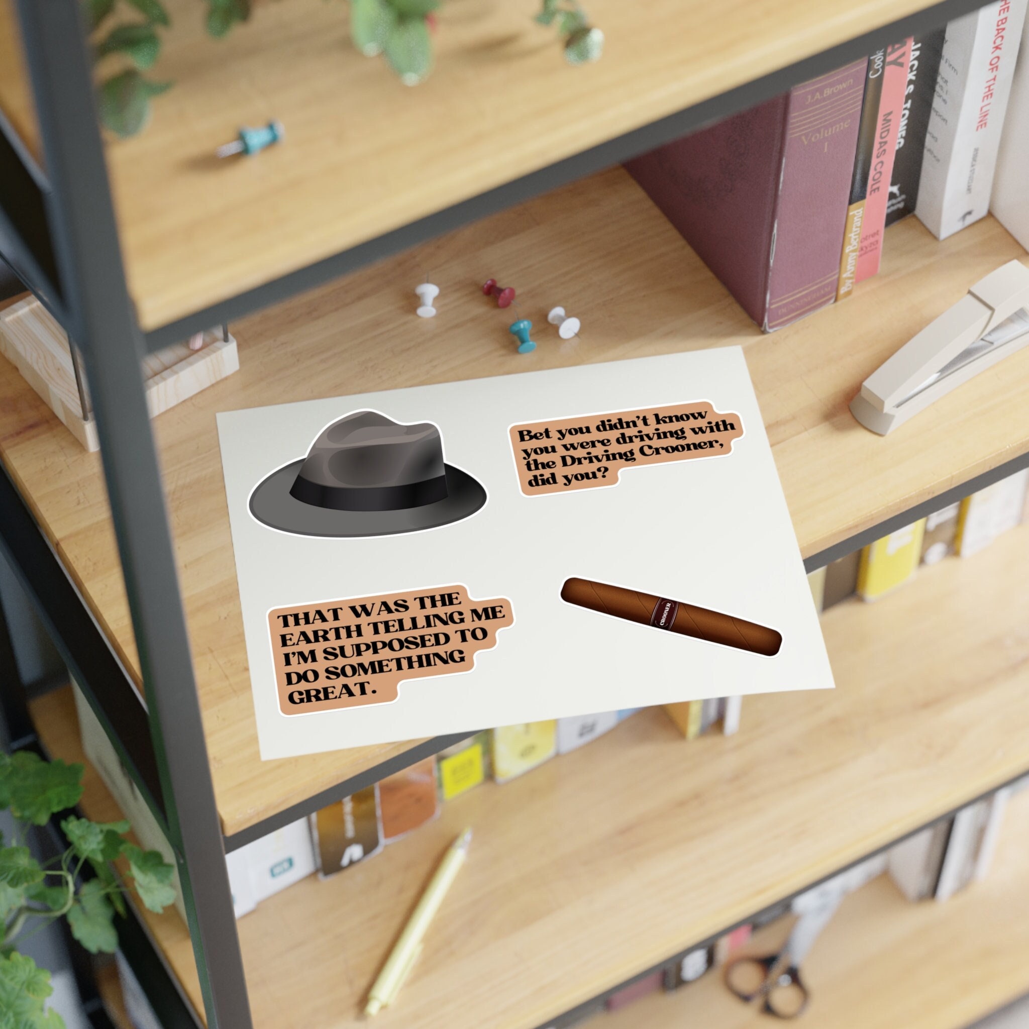 Driving Crooner Vinyl Sticker Set Includes 4 Decals ITYSL - Etsy Driving Crooner Vinyl Sticker Set Includes 4 Decals ITYSL - Etsy
