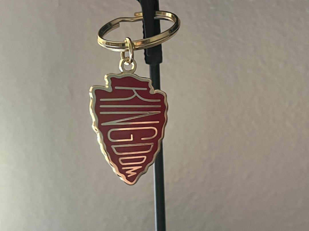 Kansas City Chiefs “kingdom” Keychain - Etsy