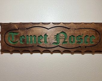 Temet Nosce Plaque Sign From the Matrix Reproduction Know Thyself - Etsy