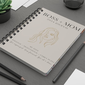 Boss + Mom 2024 Journal, Mom Journal, 2024 Mom Journal, Working Mom ...