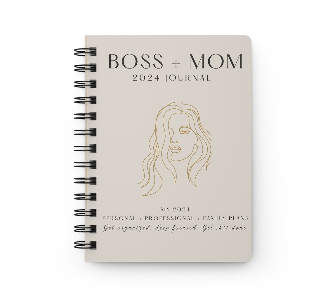Boss Mom 2024 Journal, Mom Journal, 2024 Mom Journal, Working Mom ...