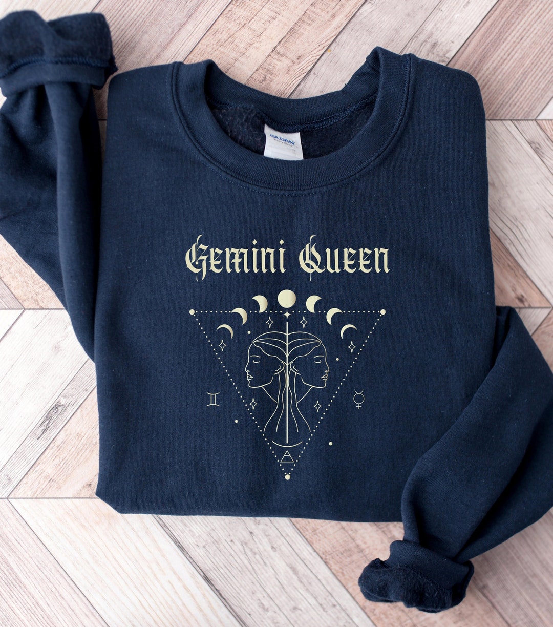 Gemini Queen Sweatshirt, Gemini Symbol Shirt, Gemini Clothing ...