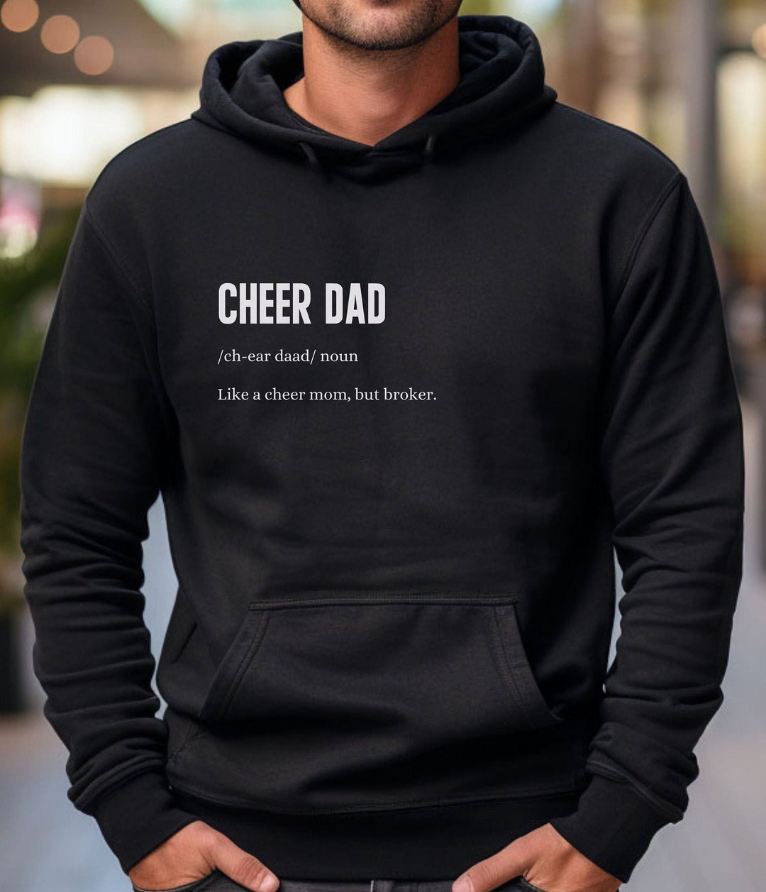 Cheer Dad Definition - Hooded Sweatshirt, Cheer Dad Sweatshirt, Cheer ...