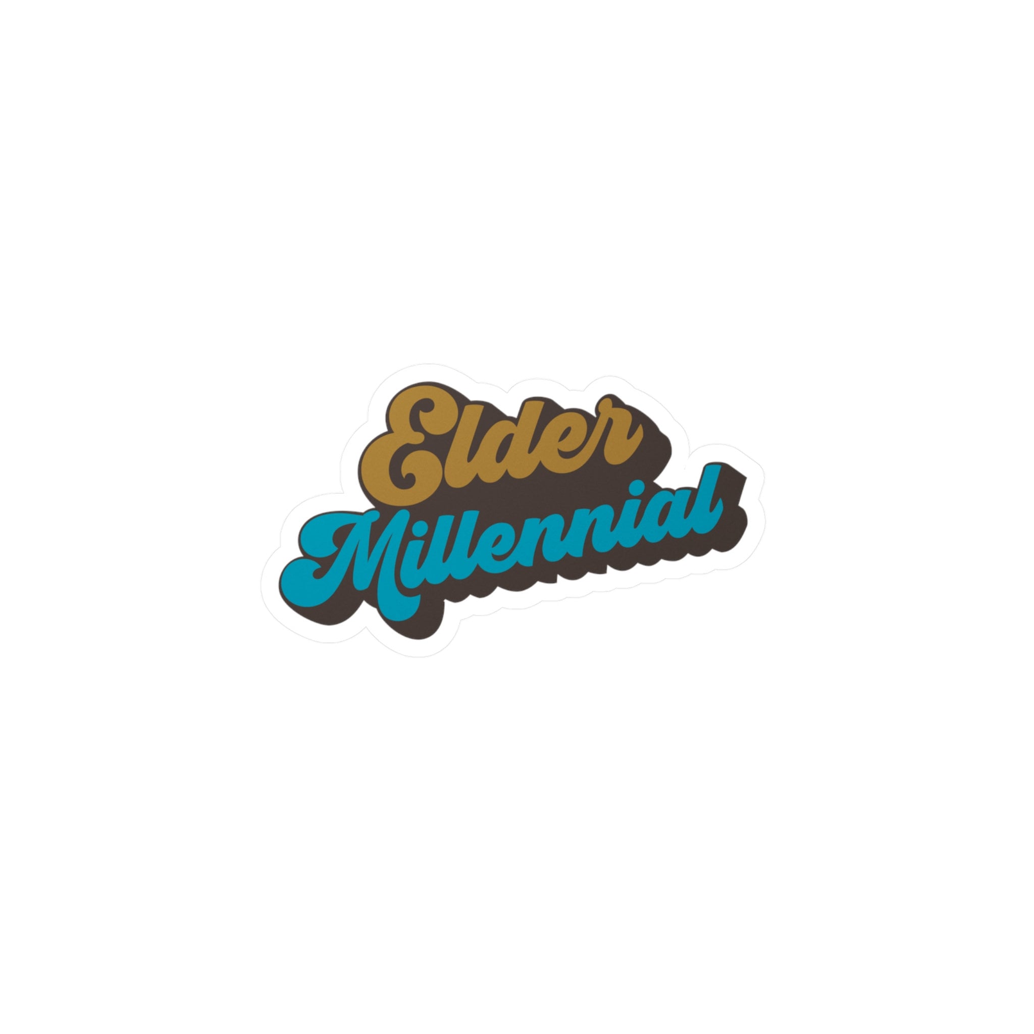 Elder Millennial Decal, Millennial Gift, Fun Stickers, MacBook Sticker ...