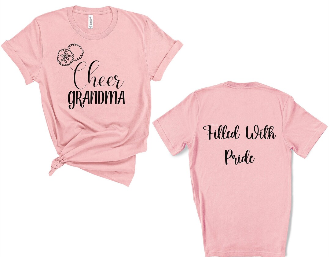 Cheer Grandma T-shirt, Proud Cheer Grandma, Gift for Grandma, Trendy ...