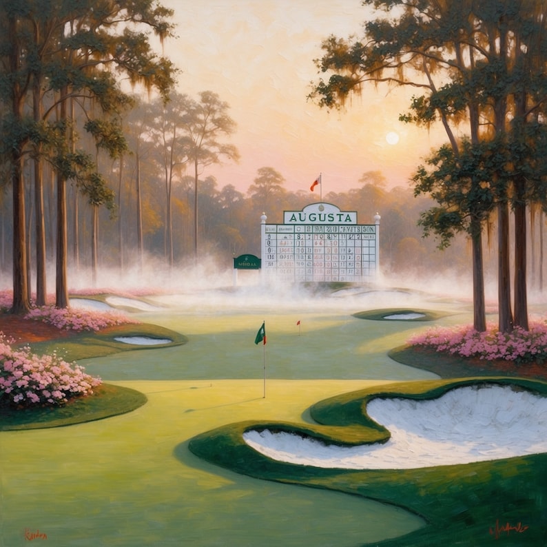 Augusta National Golf Course - Etsy