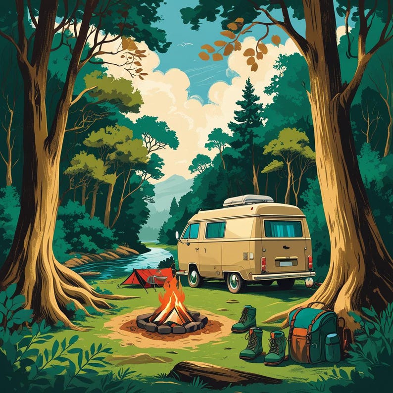 Into the Wild - Your Ultimate Camping Adventure - Etsy