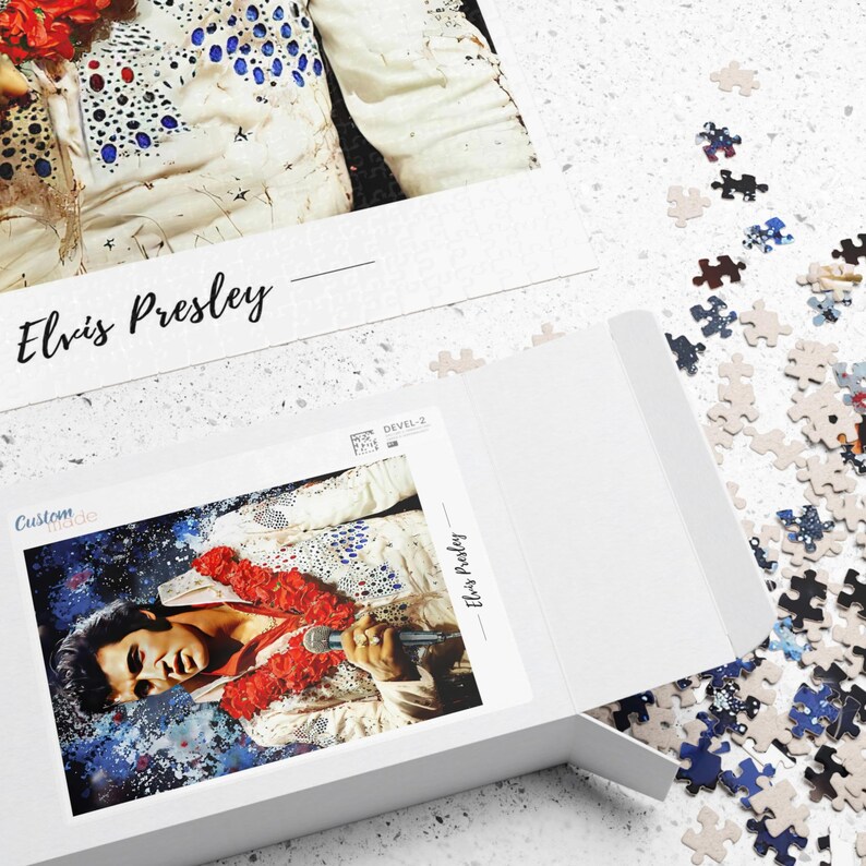 Elvis Presley Jigsaw Puzzle (1014-pieces - 19"x28.5"), Gift for Puzzle ...