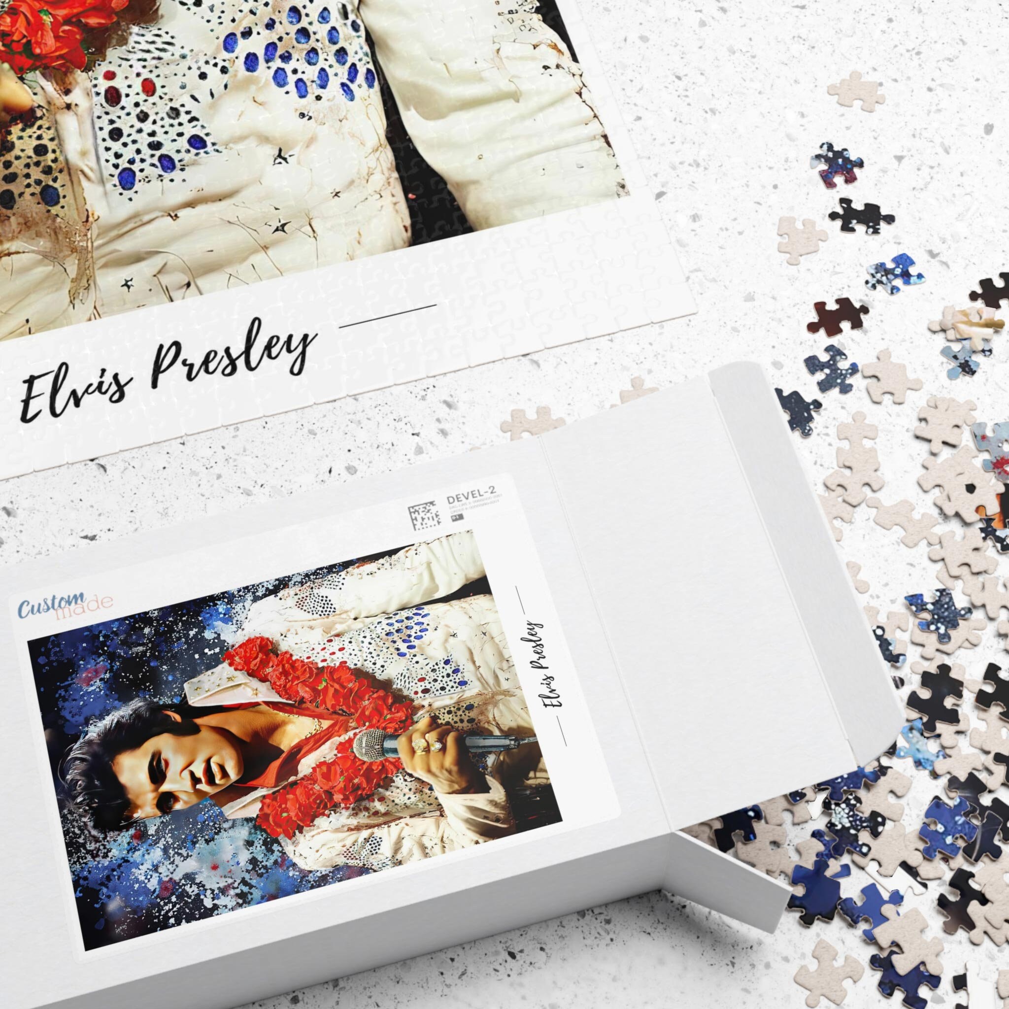 Elvis Presley Jigsaw Puzzle (1014-pieces - 19"x28.5"), Gift for Puzzle ...
