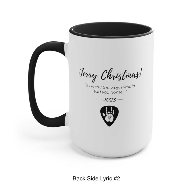 Jerry Garcia Christmas Coffee Mug 15oz Personalized Jerry Christmas ...