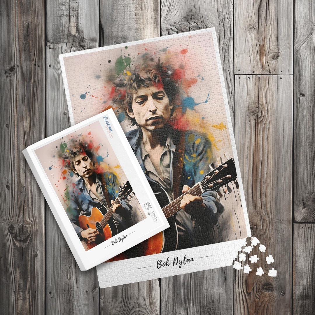 Bob Dylan Jigsaw Puzzle (1014-pieces - 19"x28.5"), Gift for Puzzle ...