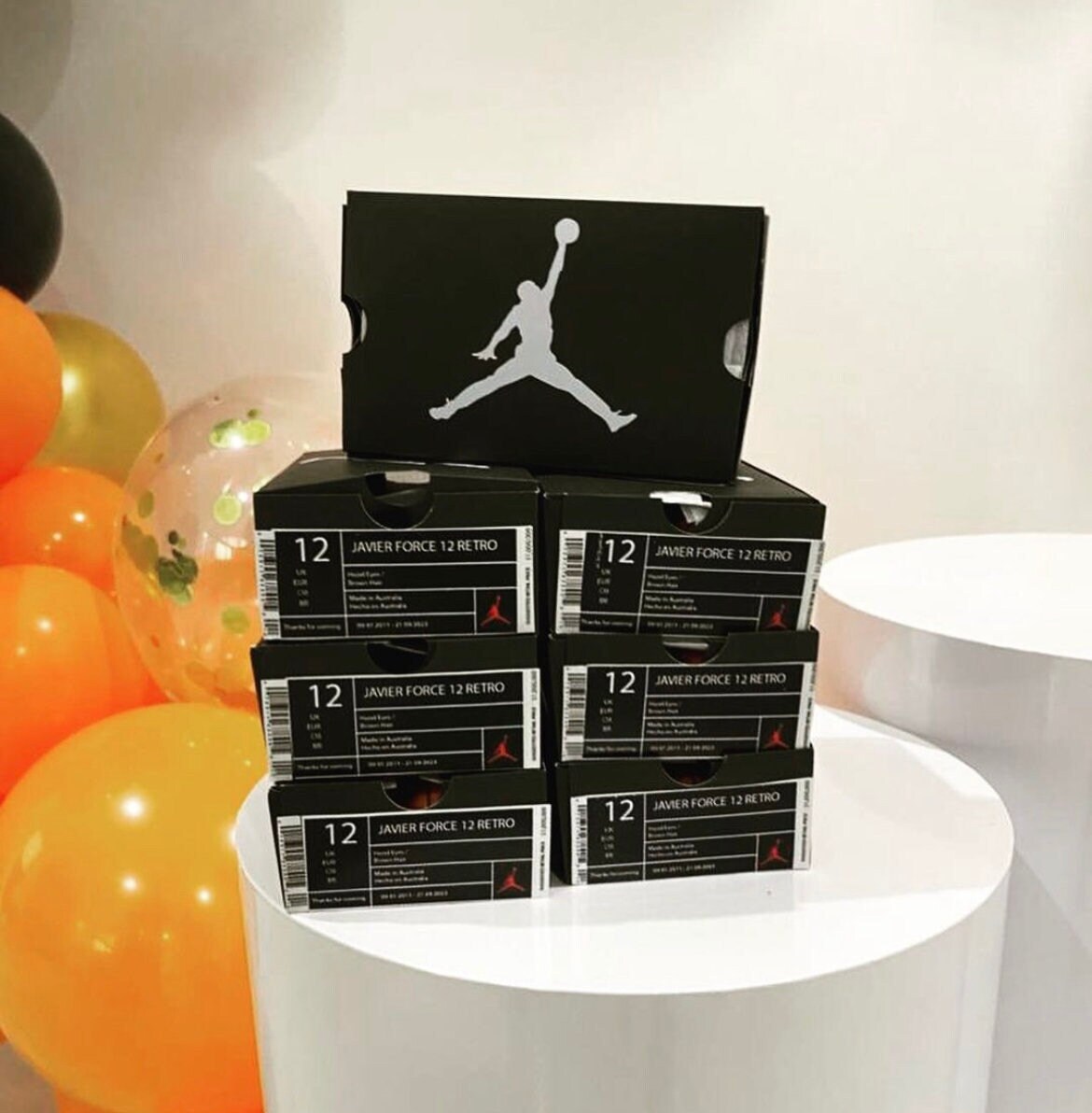 Mini Jordan Basketball Theme Shoe Box Lolly Bags / Party Favor - Etsy