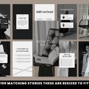 200 SOCIAL MEDIA Post & Stories Templates Instagram Templates Aesthetic ...