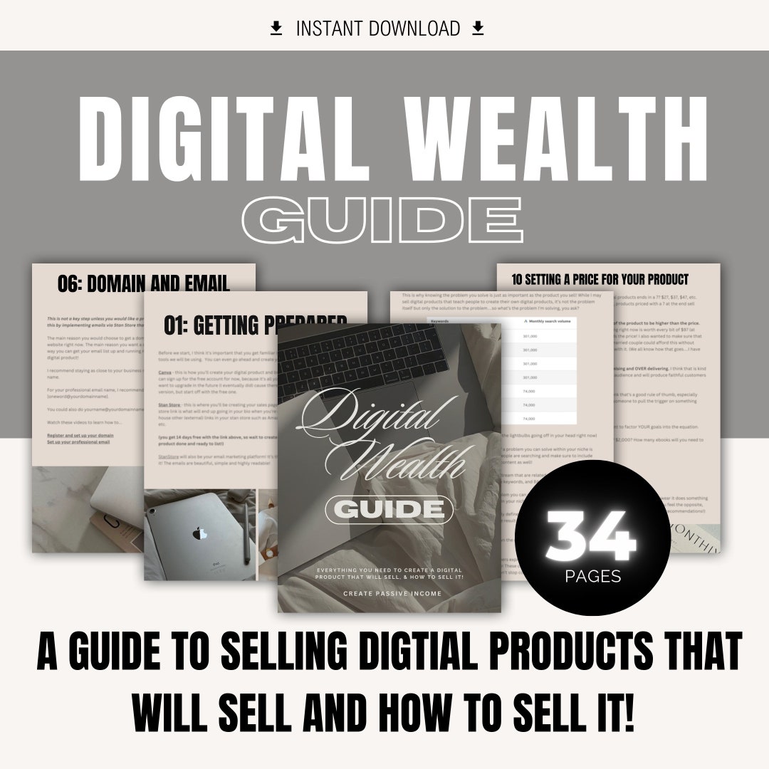 DIGITAL WEALTH GUIDE to Selling Digital Products Digital Guide Ebook ...