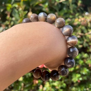 High Quality Flashy Skeletal Moonstone Crystal Bracelet 11 Mm - Etsy