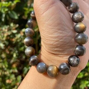 High Quality Flashy Skeletal Moonstone Crystal Bracelet 11 Mm - Etsy