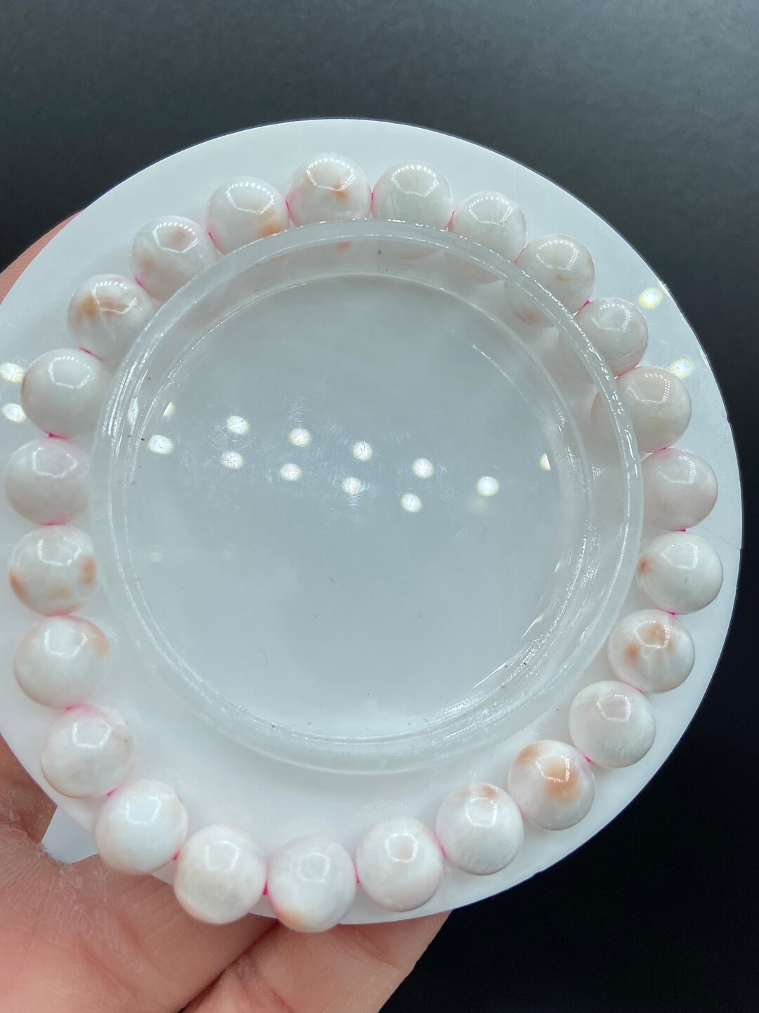 Pink Larimar Thomsonite, 8 MM - Etsy