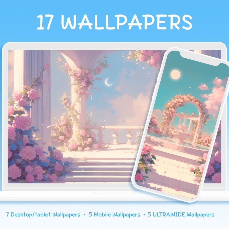 Pink Bow Laptop Wallpaper - Etsy