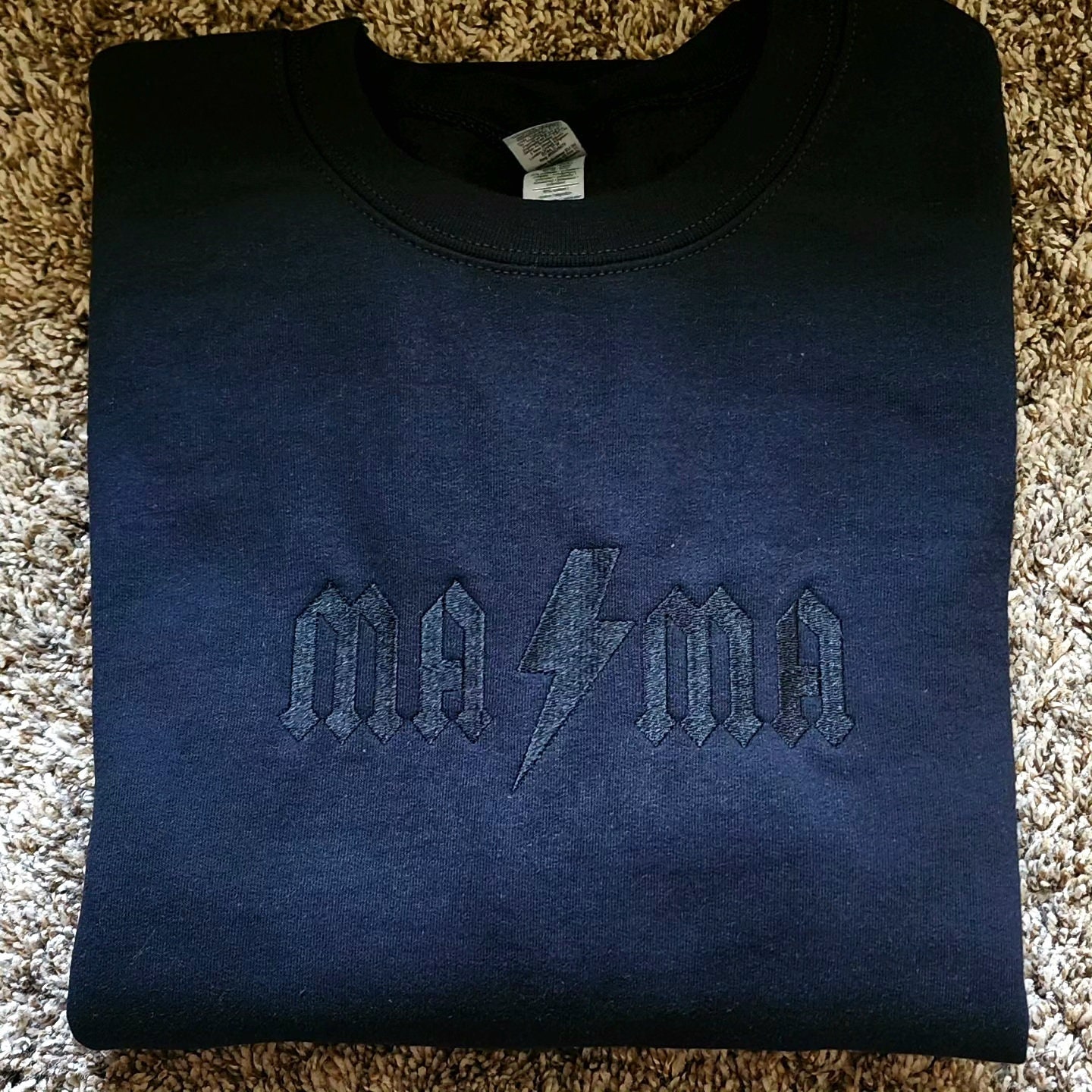 ACDC Mama Font Embroidery Digital File PES Format Only - Etsy